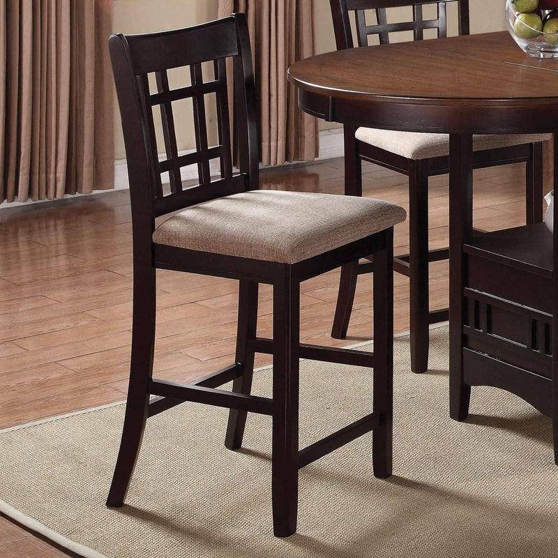 Coaster 5 Piece Lavon Counter Height Dining Set Brown